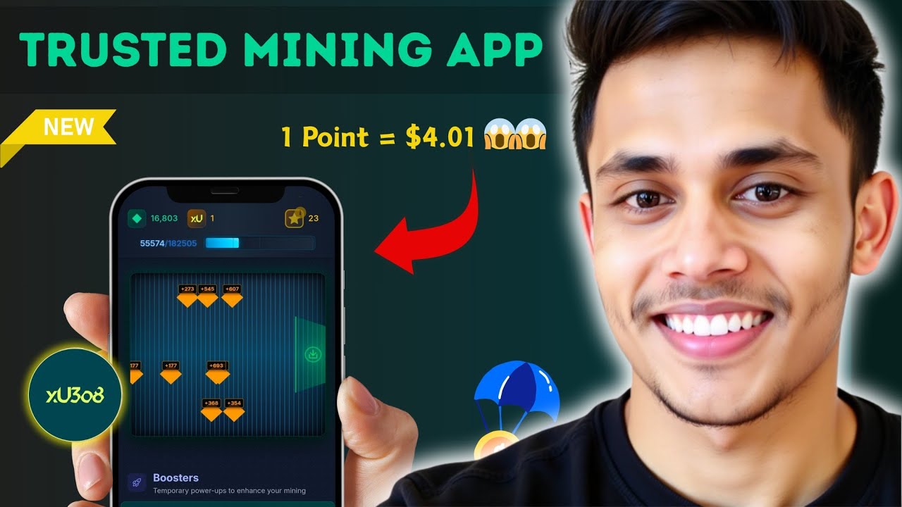 XU308 New Mining Airdrop Step-by-step Guide | New Trusted Mining App | XU308 New Mining App ...
