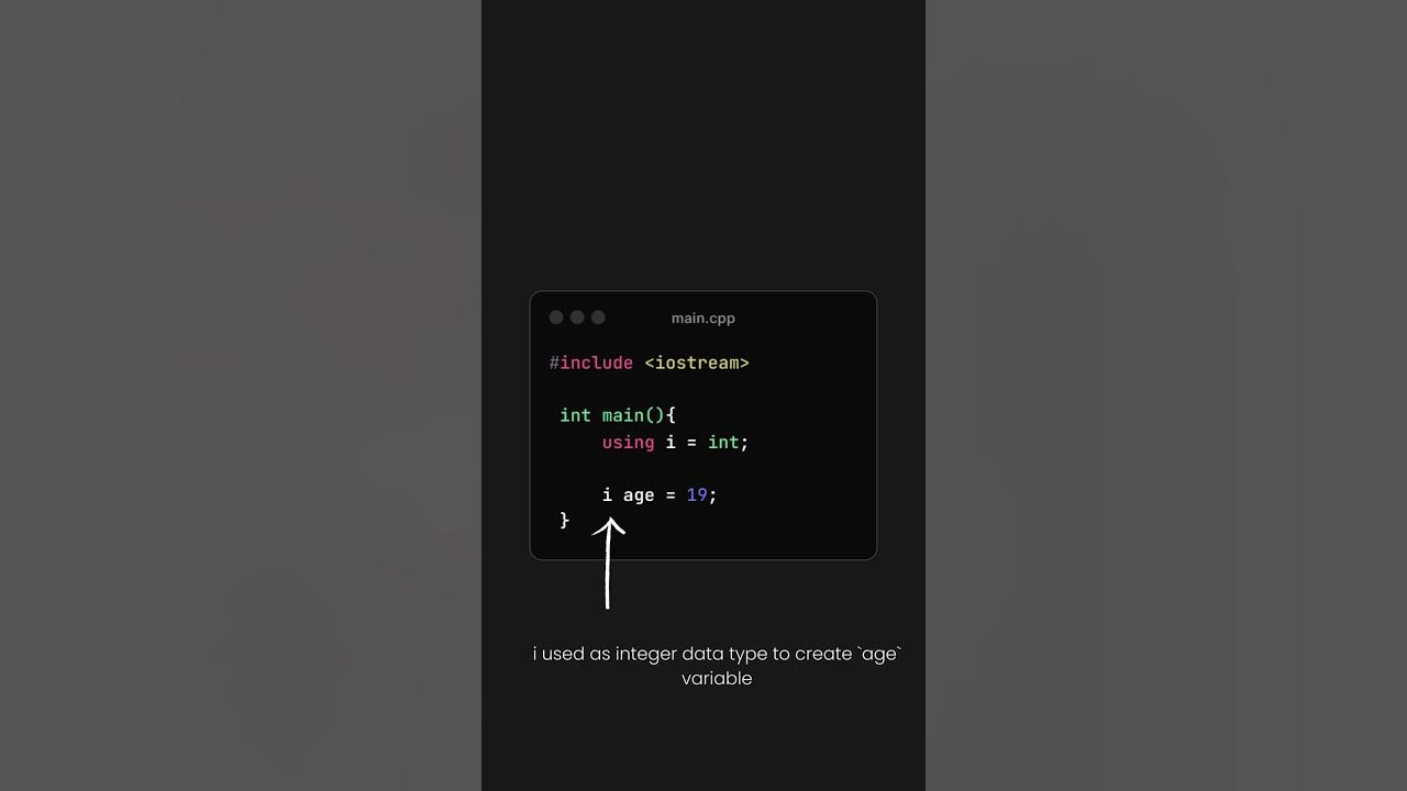 The `using` Keyword In C Shorts Cpp Coding Programming Programmingtips Youtube