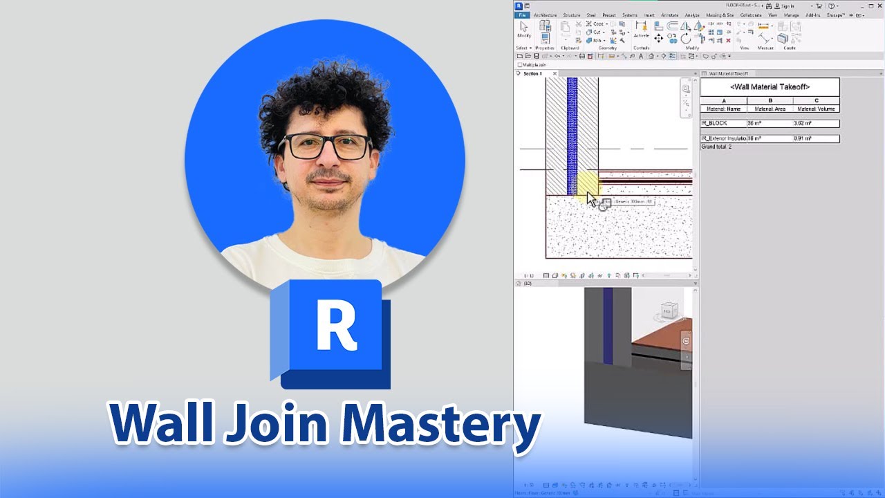 Mastering Wall Joins in Revit - Techniques for Proper Usage - YouTube