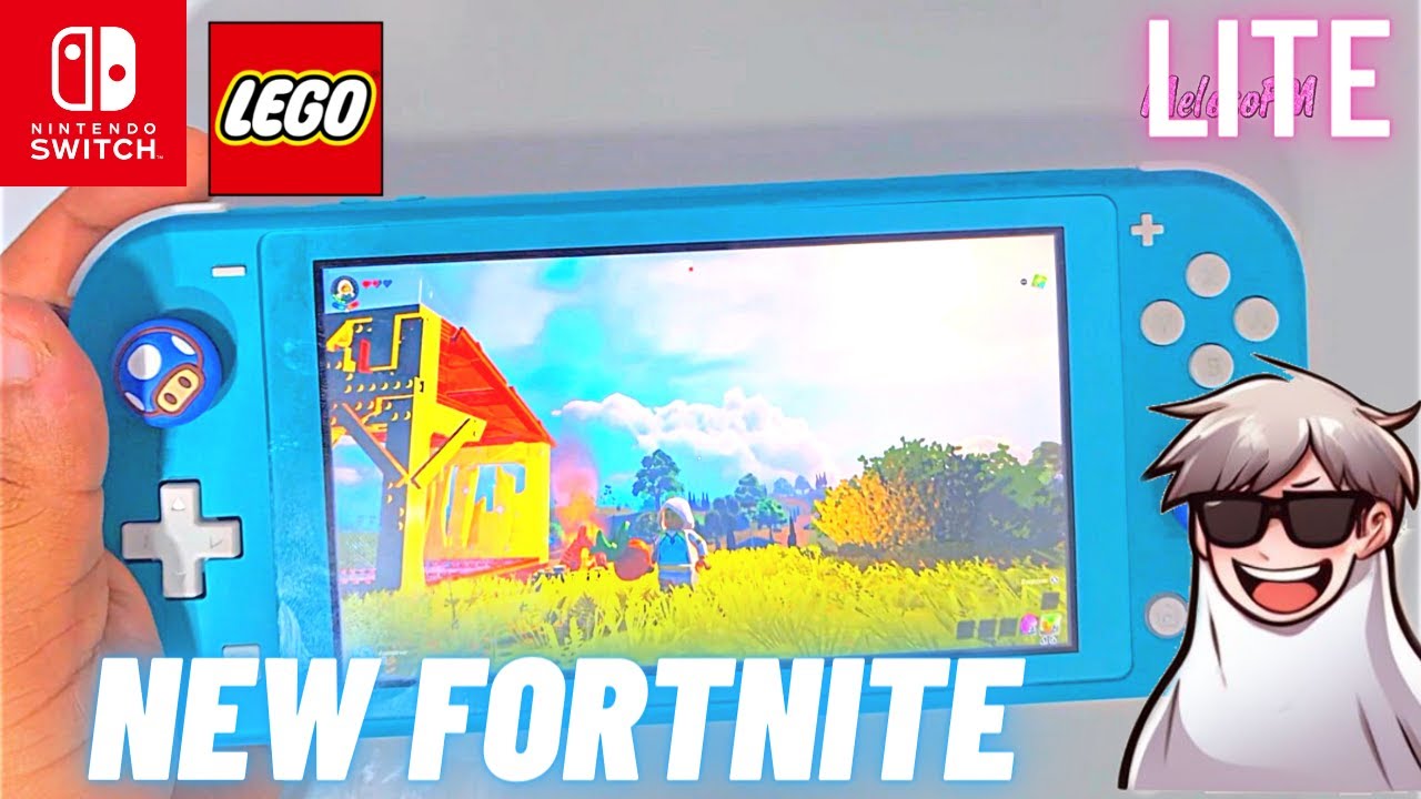 ASI ES FORTNITE X LEGO EN NINTENDO SWITCH LITE | CAPITULO 5 NEW - YouTube