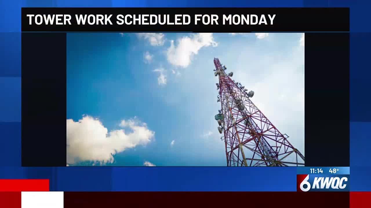 KWQC tower work to begin Monday - YouTube