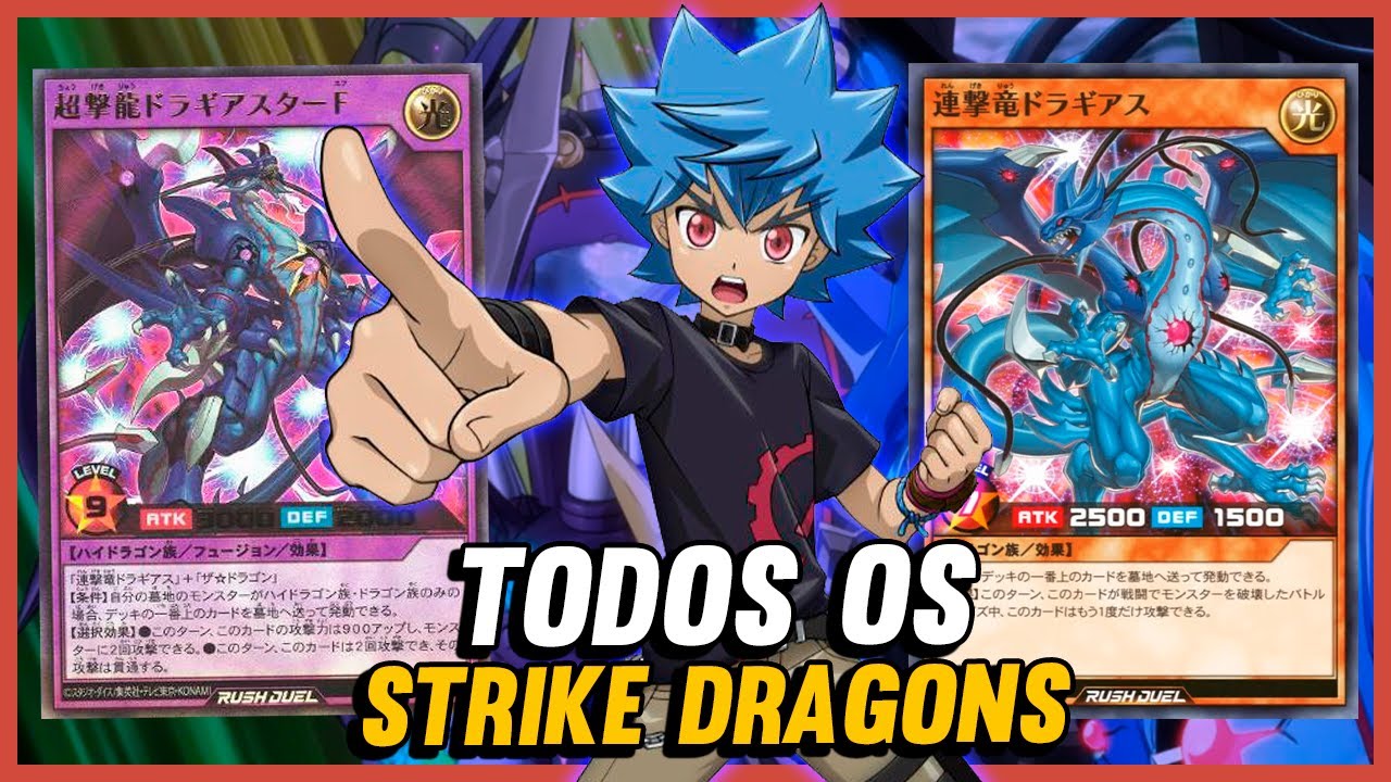 TODOS OS STRIKE DRAGONS DE YU-GI-OH! - YouTube