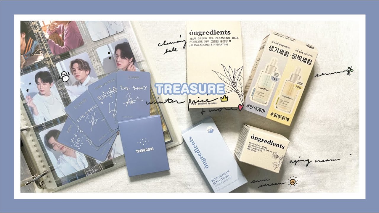 TREASURE︙Ongredients Winter Prince 開封 & 収納動画👑 寒すぎる冬もTREASUREで乗り越える😉 ...