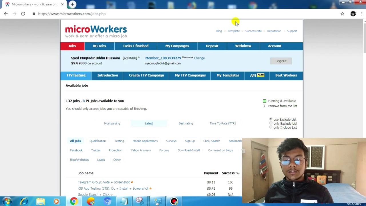 Microworkers.com || How to Earn Money online || Work from home || - YouTube