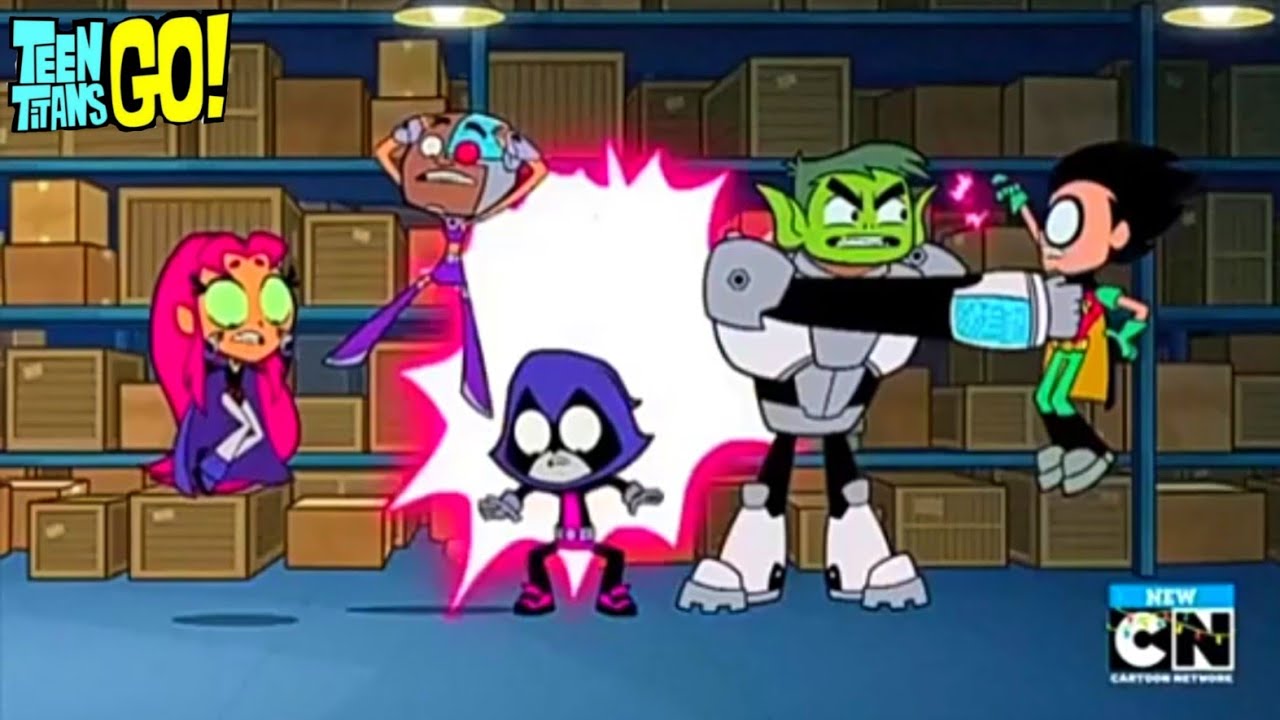 Teen Titans Go! - Control Freak | Organize Evidence Room [Part - 1 ...