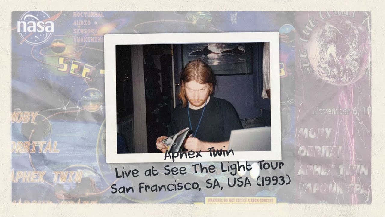 Aphex Twin - Live at See The Light Tour, San Francisco, SA, USA (1993 ...