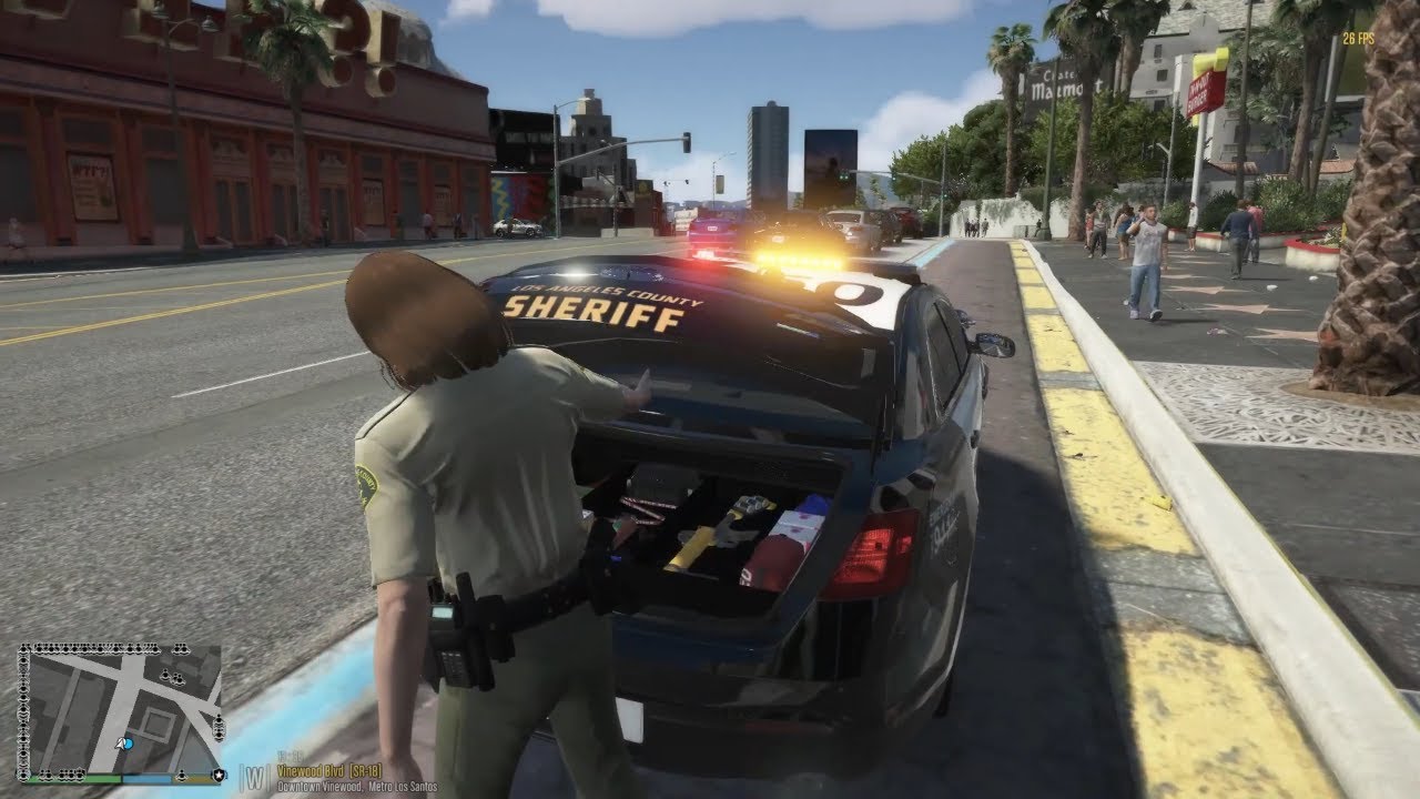 LSPDFR Gta 5 Female LASD/LSSD Fpis City Patrol #gta5 #lspdfr - YouTube
