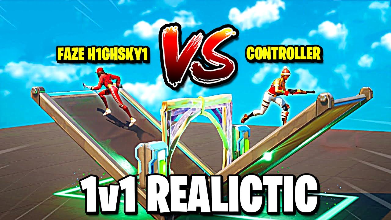 FaZe H1ghSky1 vs Controller | 1v1 Realistic - YouTube