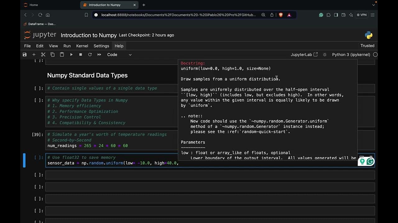 Specifying Data Types in NumPy - YouTube