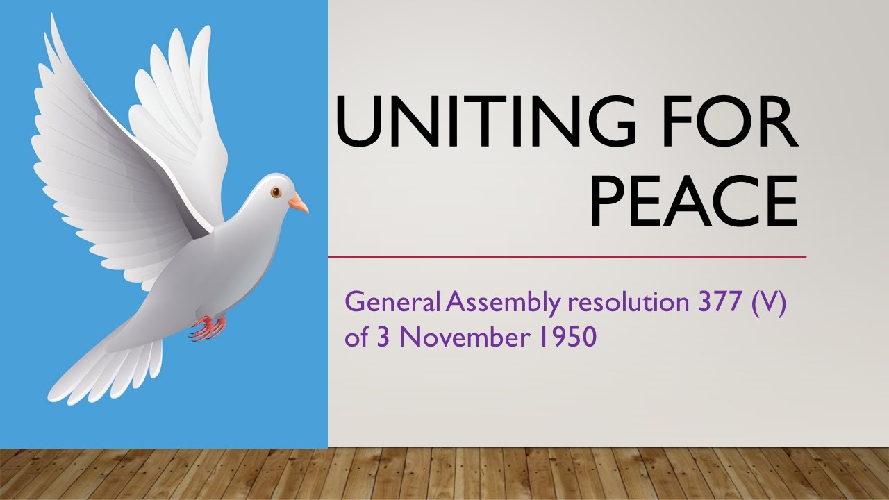 Uniting for peace - YouTube