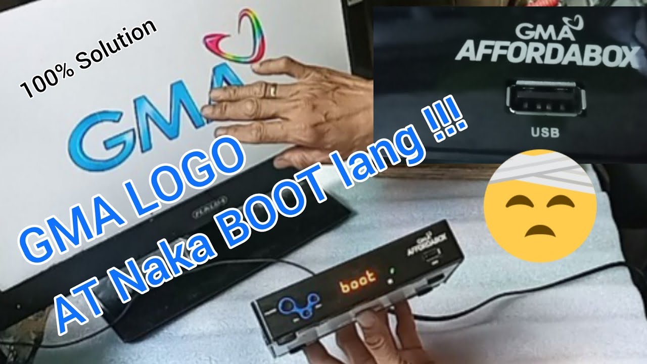 Paano Ayusin Ang Naka GMA LOGO Naka BOOT Lang Sa GMA AFFORDABOX minsan ...
