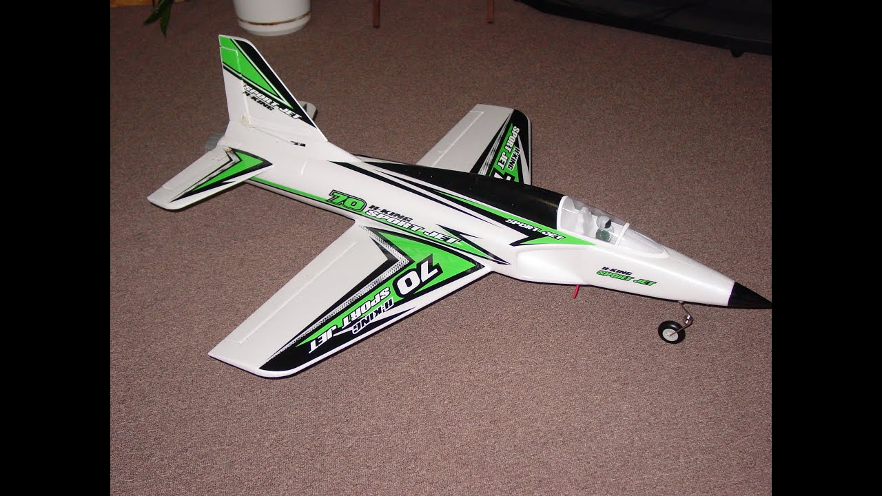 HobbyKing Sport Jet airplane flight and Close call - YouTube