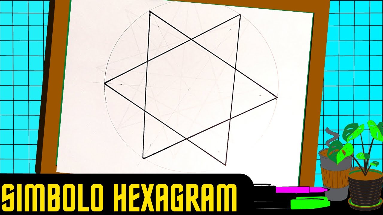 Como Dibujar Hexagrama A Lapiz Paso a Paso Geometría Sagrada - YouTube