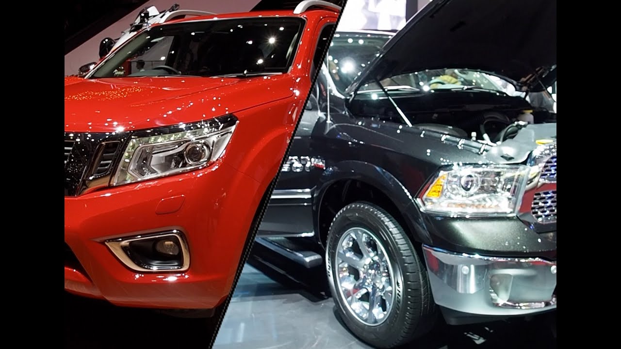 Dodge Ram vs Nissan Navara - YouTube