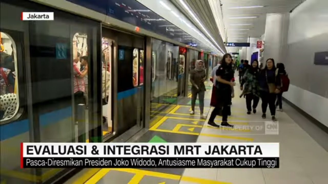 Evaluasi dan Integrasi MRT Jakarta - YouTube