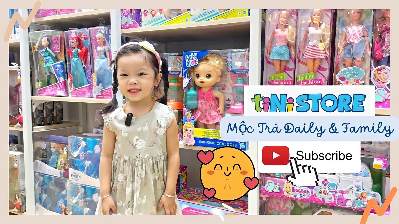 Vlog 72 🍓Tini Store Rất Nhiều Đồ Chơi Hay Cho Bé🍓Bé Mộc Trà 2Tuổi🍓Mộc Trà Daily＆Family🍓おもちゃのレビュー ...