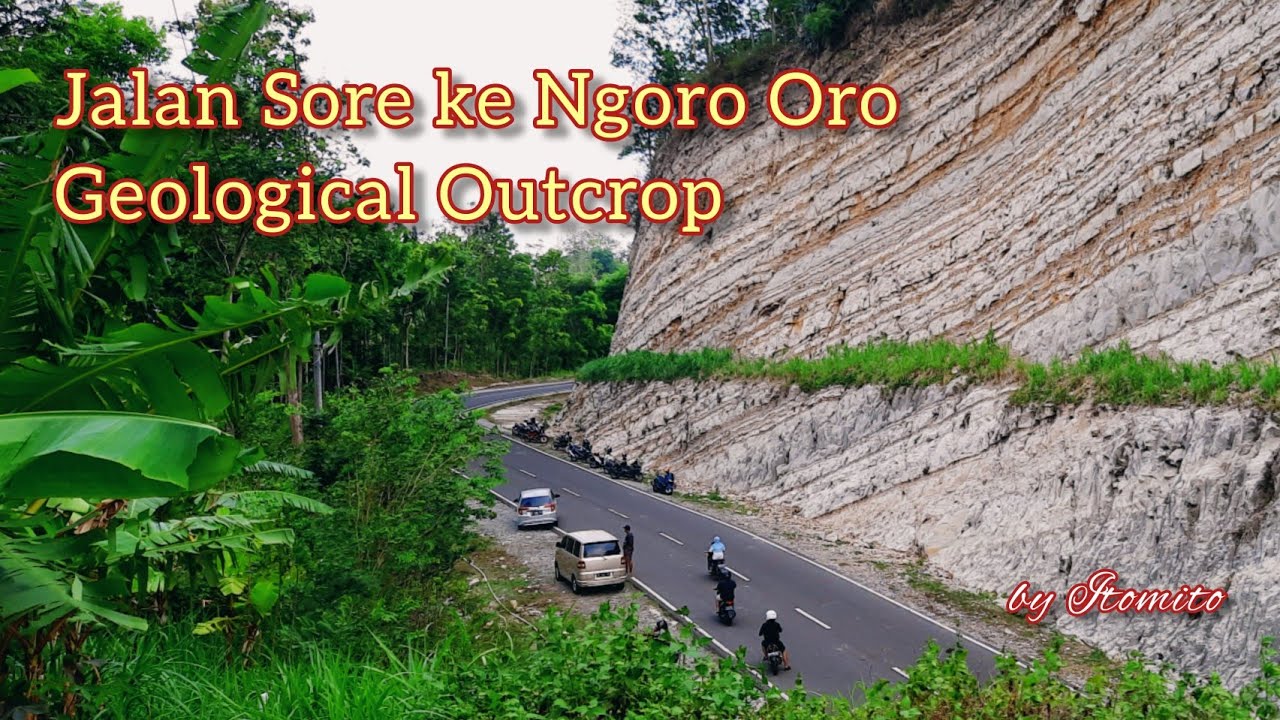 Ngoro-oro Geological Outcrop, lapisan batuan yang indah || Pathuk ...