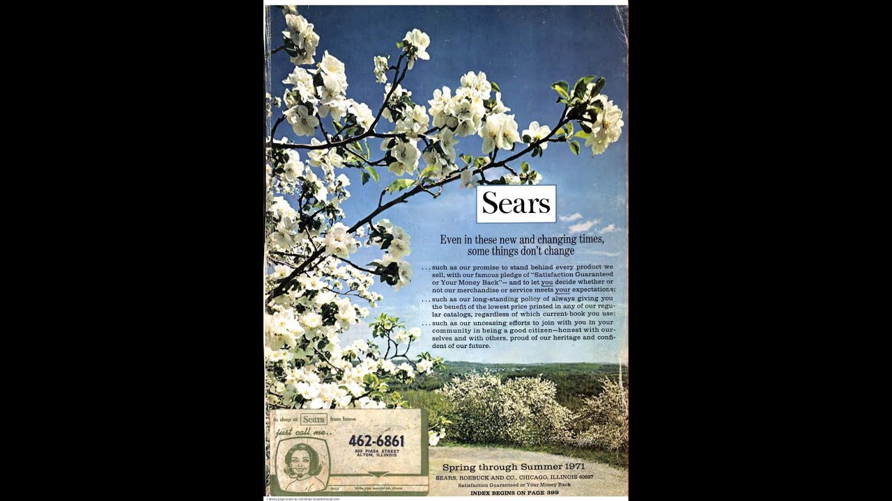 1971 Sears Spring Summer Catalog - YouTube