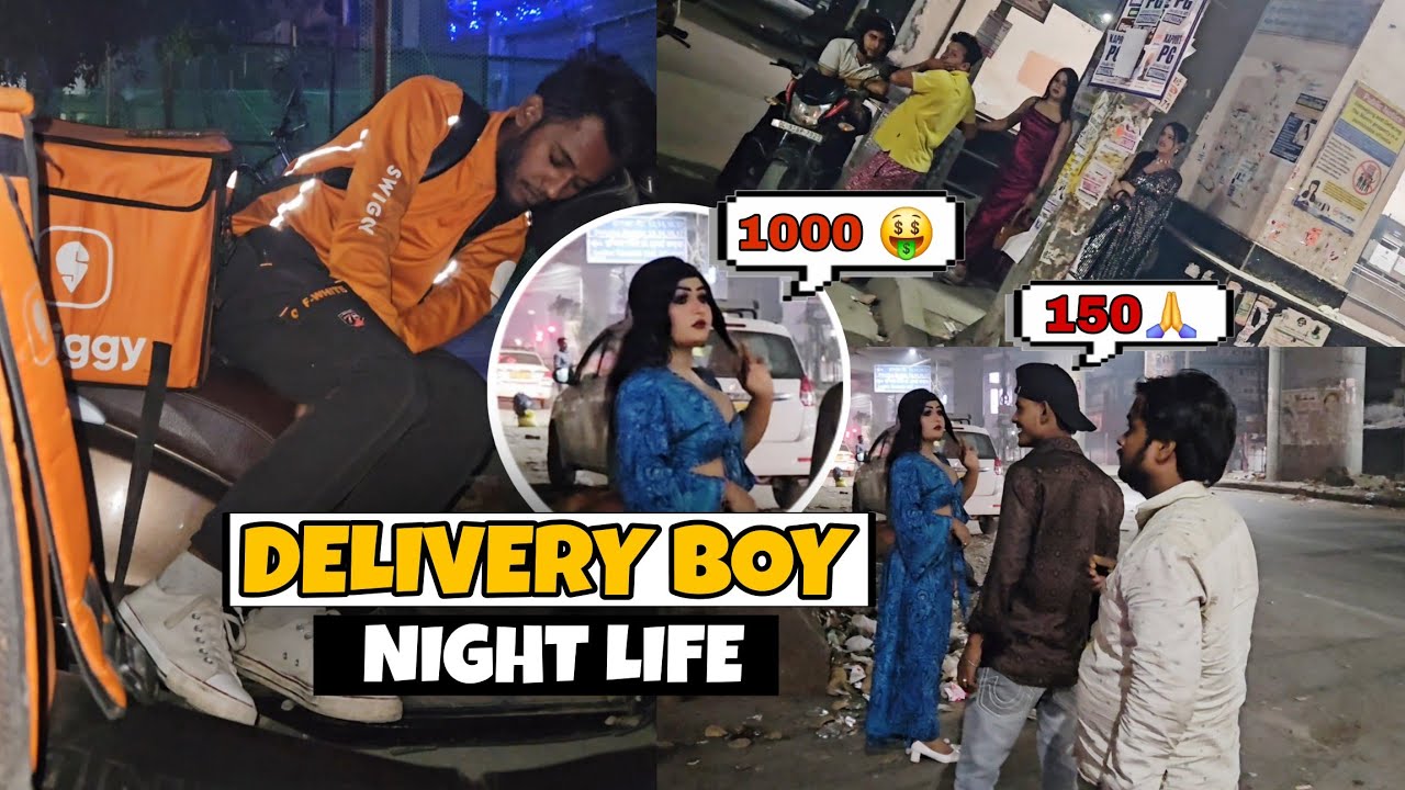 Delivery Boy Night Life😱 Red Light Area💋 | Very Crazy Stop Blogging🤬 ...