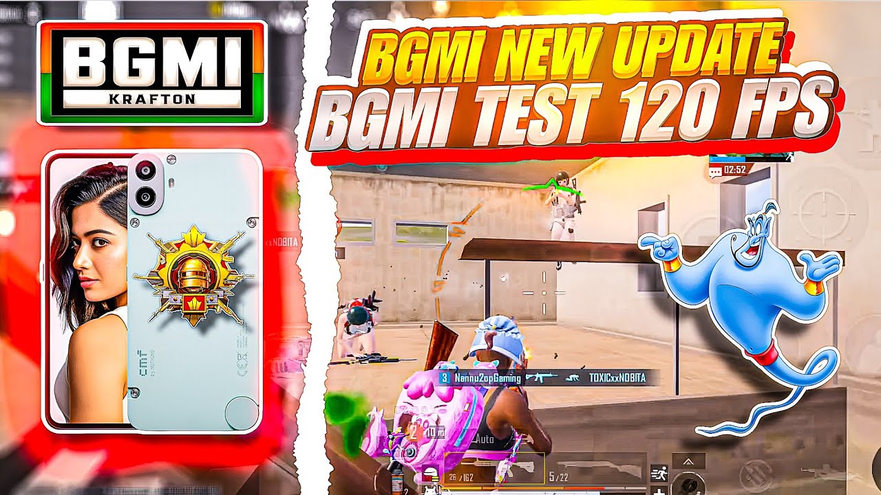 CMF PHONE 1 BGMI TEST 120 FPS 🔱🔥 SMOOTH GRAPHICS SETTING BGMI NEW ...