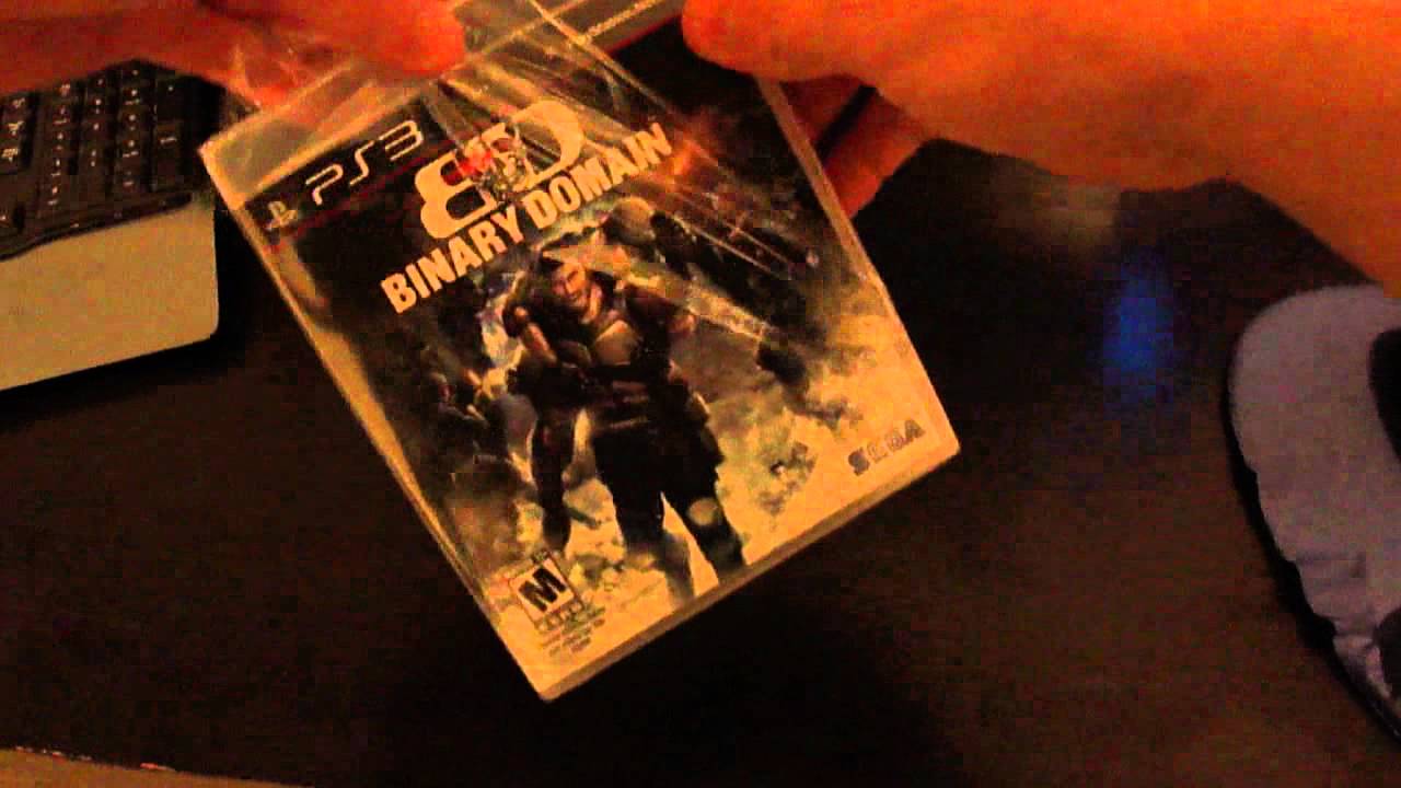 Binary Domain - PS3 Unboxing - YouTube
