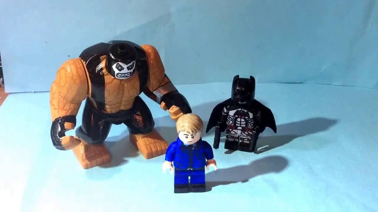 Custom Lego Bane and Flashpoint Batman - YouTube