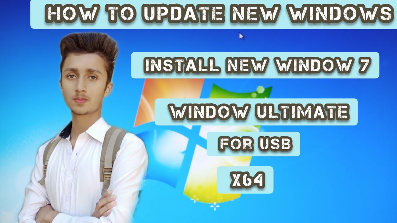 How To Update New Window 7 install For Computer PC ..💙 - YouTube