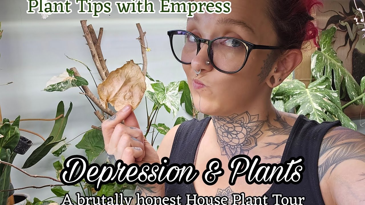Depression & Plants - Brutally honest house plant tour - YouTube