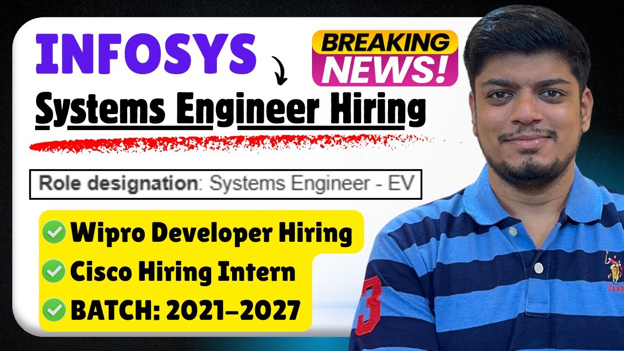 🔥Infosys Systems Engineer Biggest Hiring | Infosys Resume Format ...