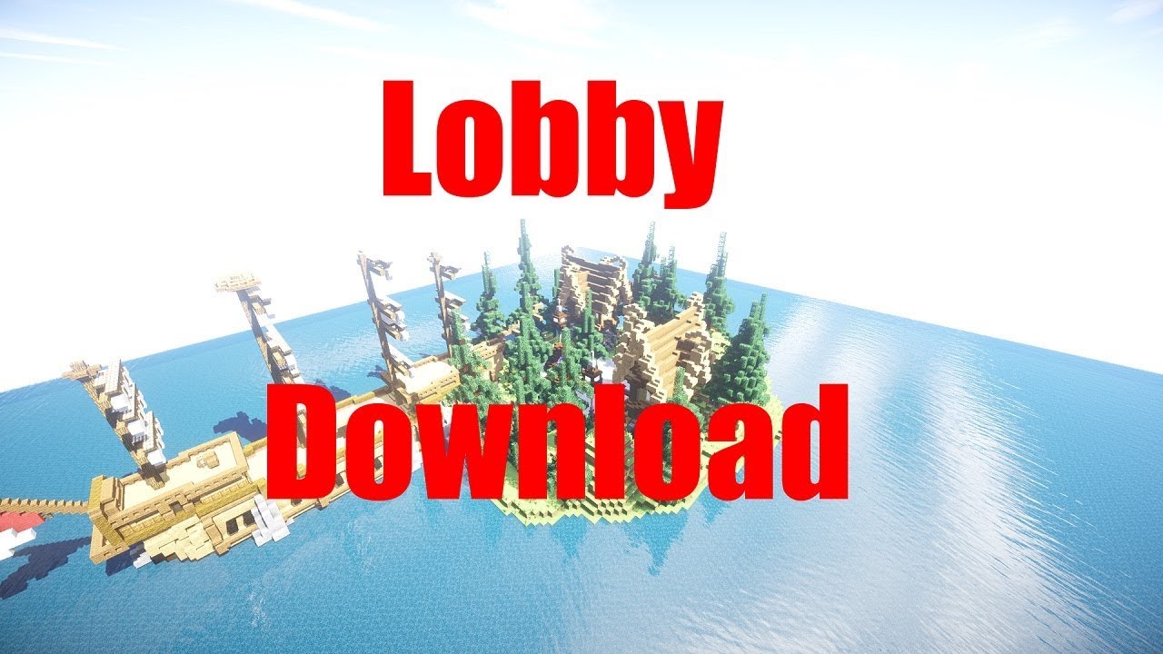 Minecraft Small Lobby / Spawn / Hub + Download - YouTube