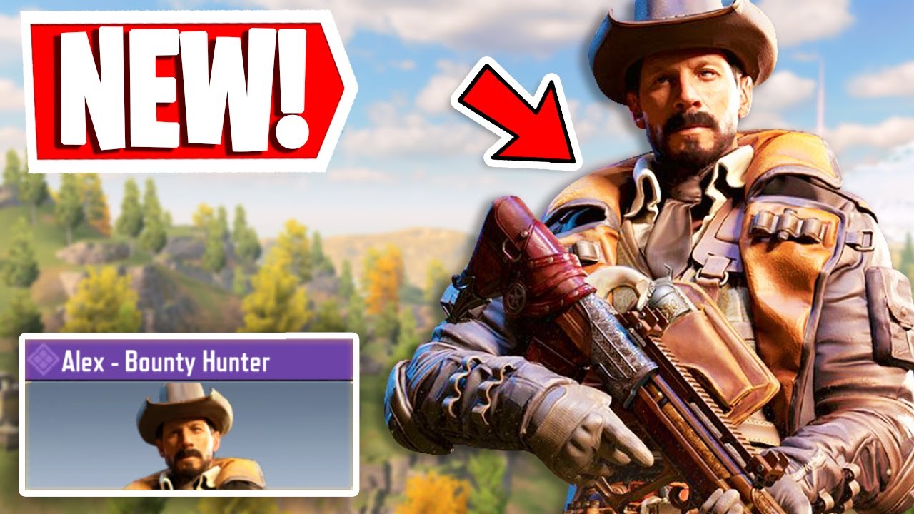 *NEW* ALEX - BOUNTY HUNTER BATTLE PASS SKIN GAMEPLAY! CALL OF DUTY ...