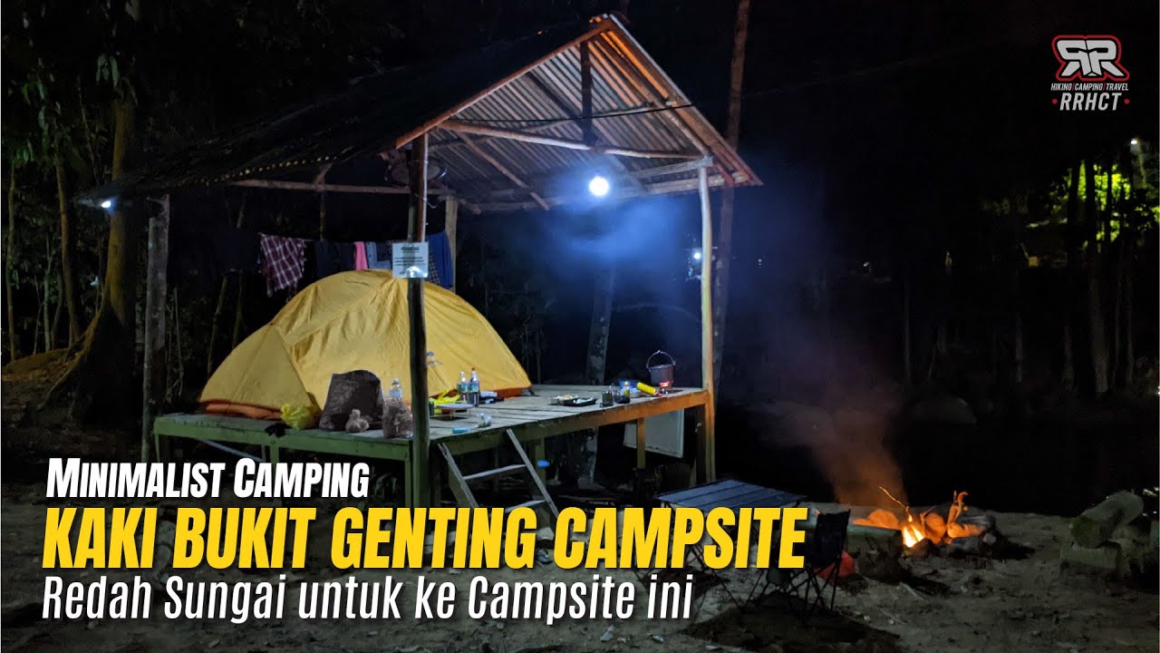Campsite Tersembunyi di BatangKali | CAMPING BERDUA di Kaki Bukit ...