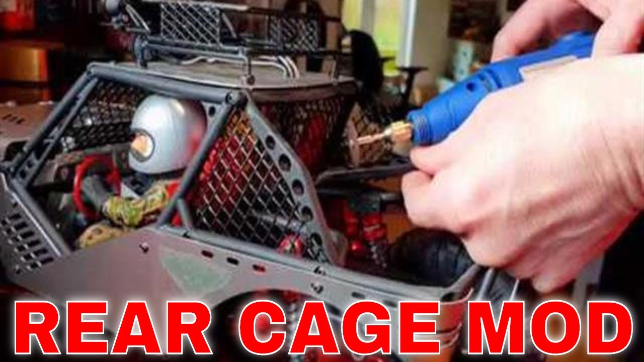 Axial Wraith 2.0 Custom Fastback Mod Rear Cage - How to remove the Back ...