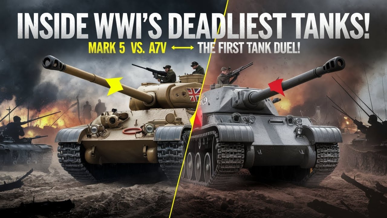 Life Inside the Steel Behemoths: The Mark 5 and A7V Tanks of World War ...