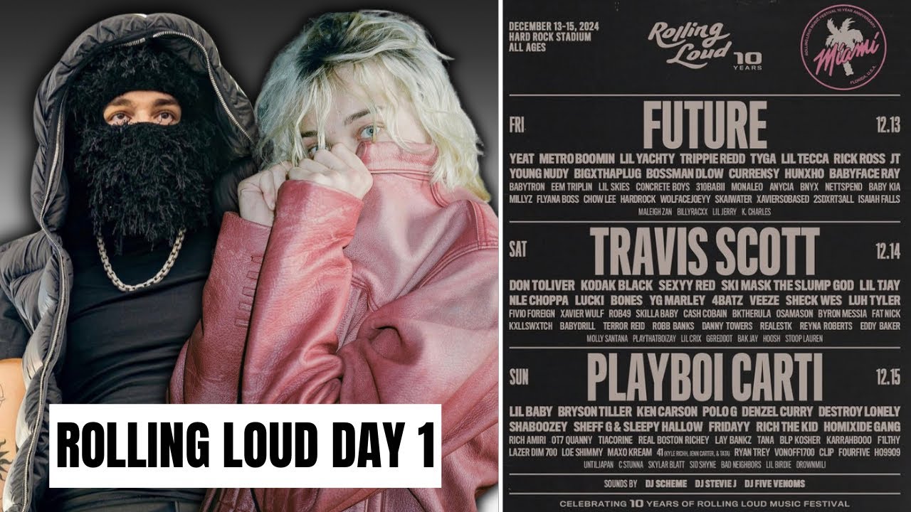 Rolling Loud Miami 2024 Day 1 LIVE Reaction (Yeat, Nettspend, Future ...