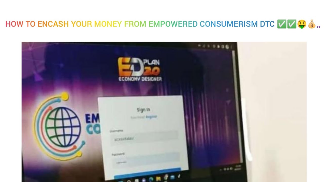 HOW TO ENCASH YOUR MONEY FROM EMPOWERED CONSUMERISM DTC💰🤑💯 . THE SECRET ...