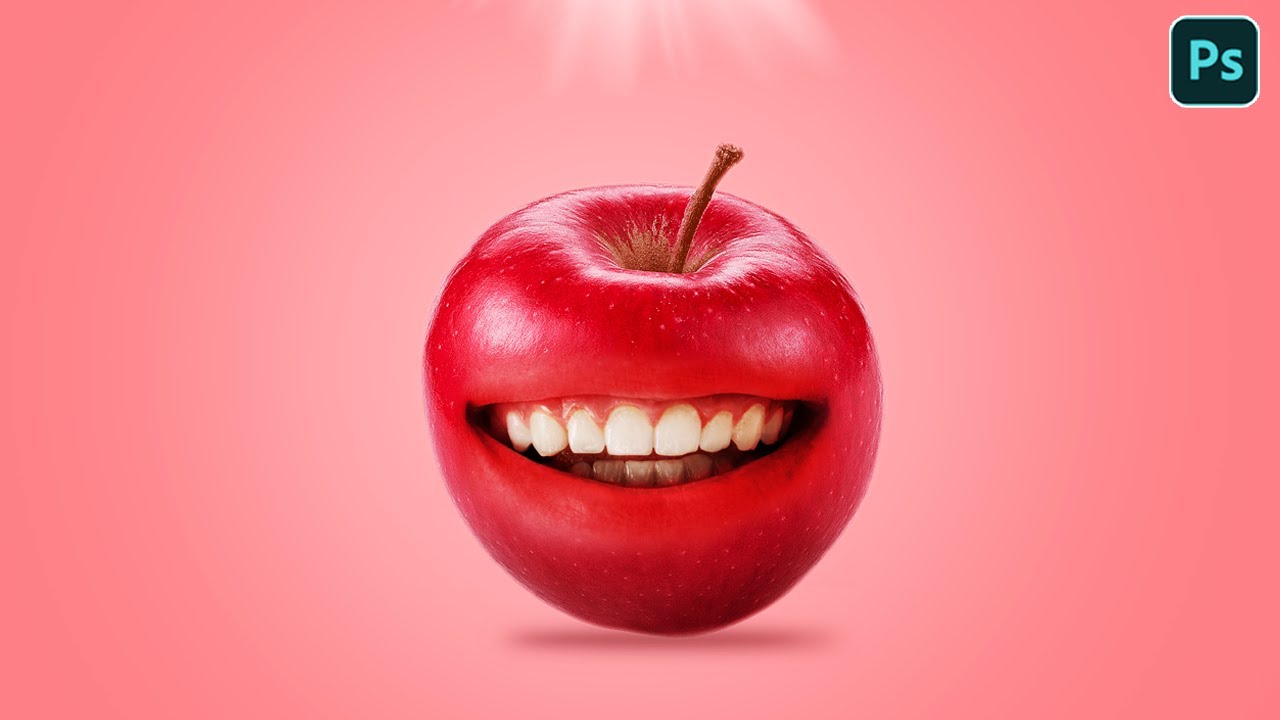 Alien Apple manipulation tutorial in photoshop - YouTube