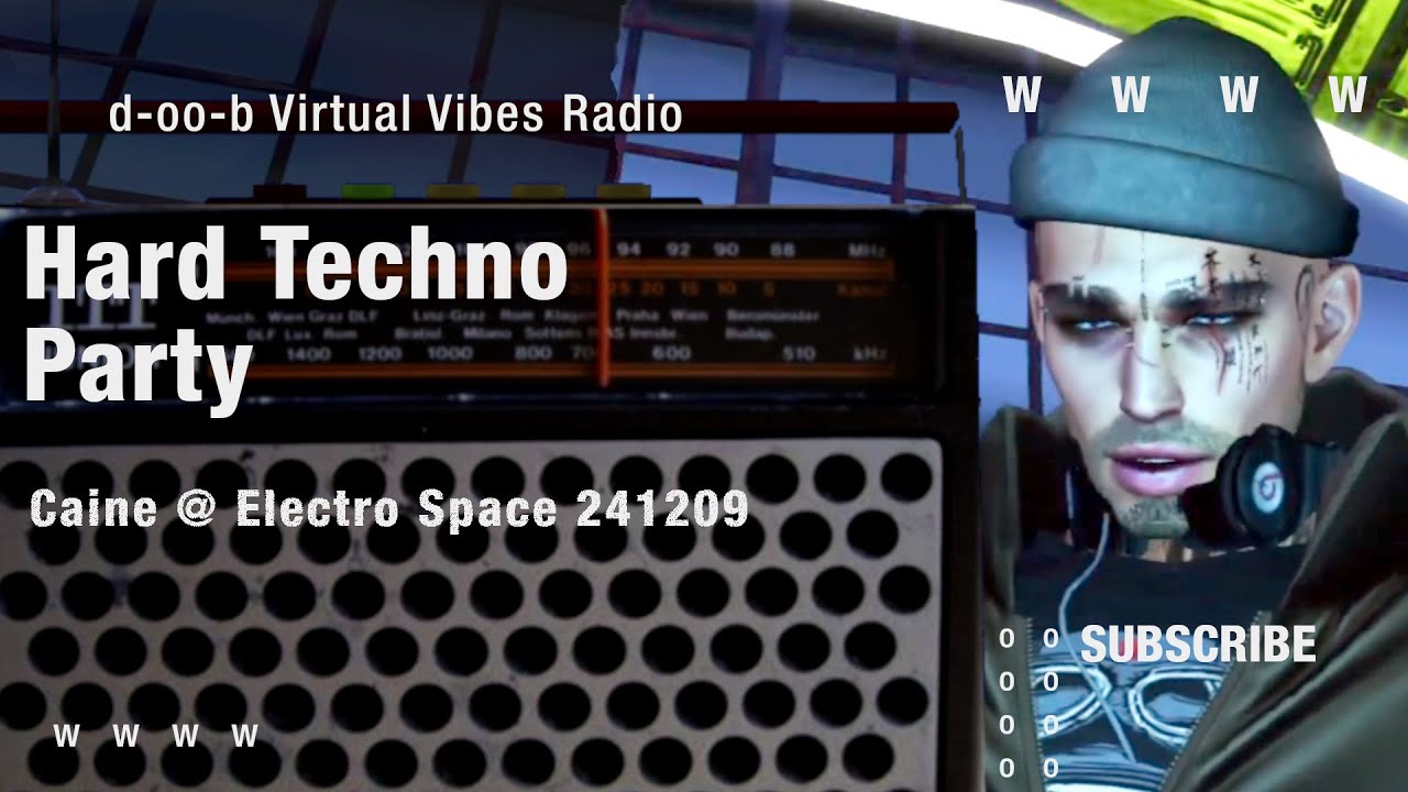 Caine @ Electro Space 241209 (Hard Techno) - YouTube