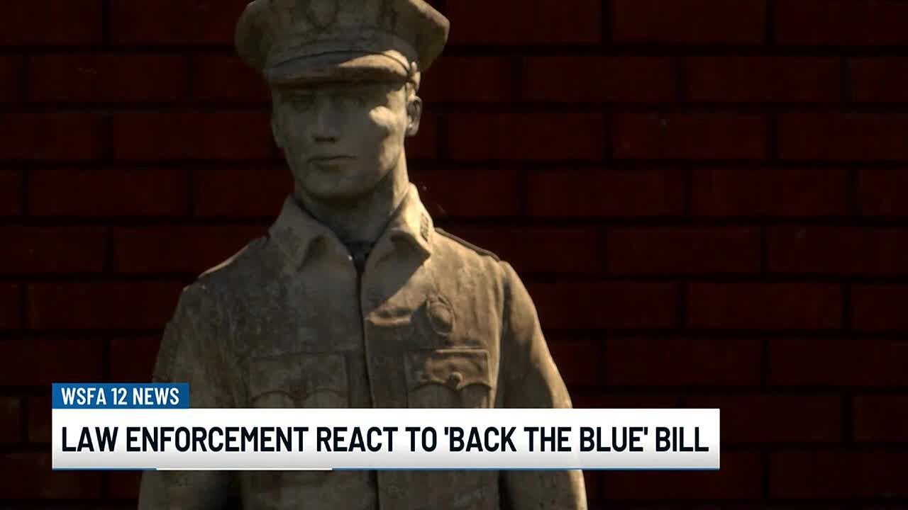 Law enforcement react to 'Back the Blue' bill - YouTube