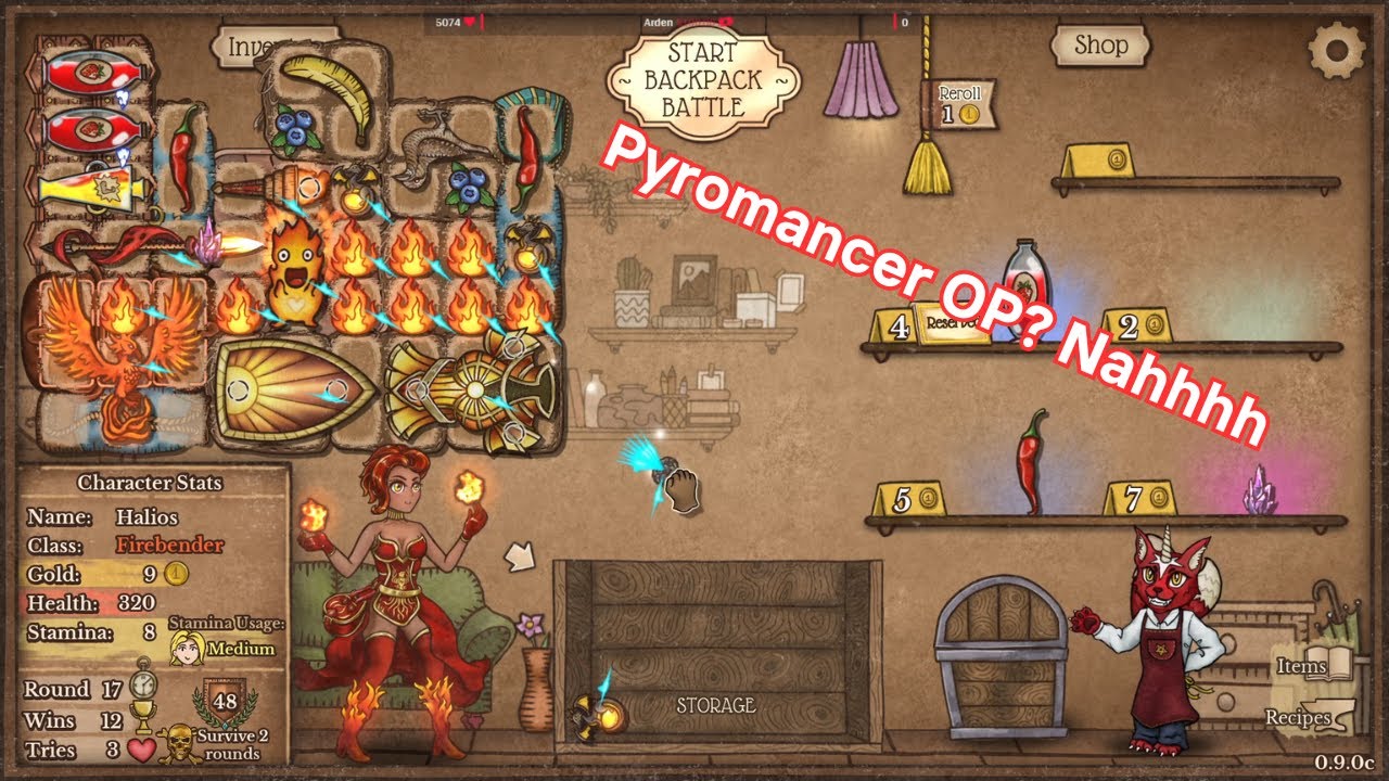 Pyromancer OP? Nahhhhhhhh | Silver Berserker | Backpack Battles - YouTube