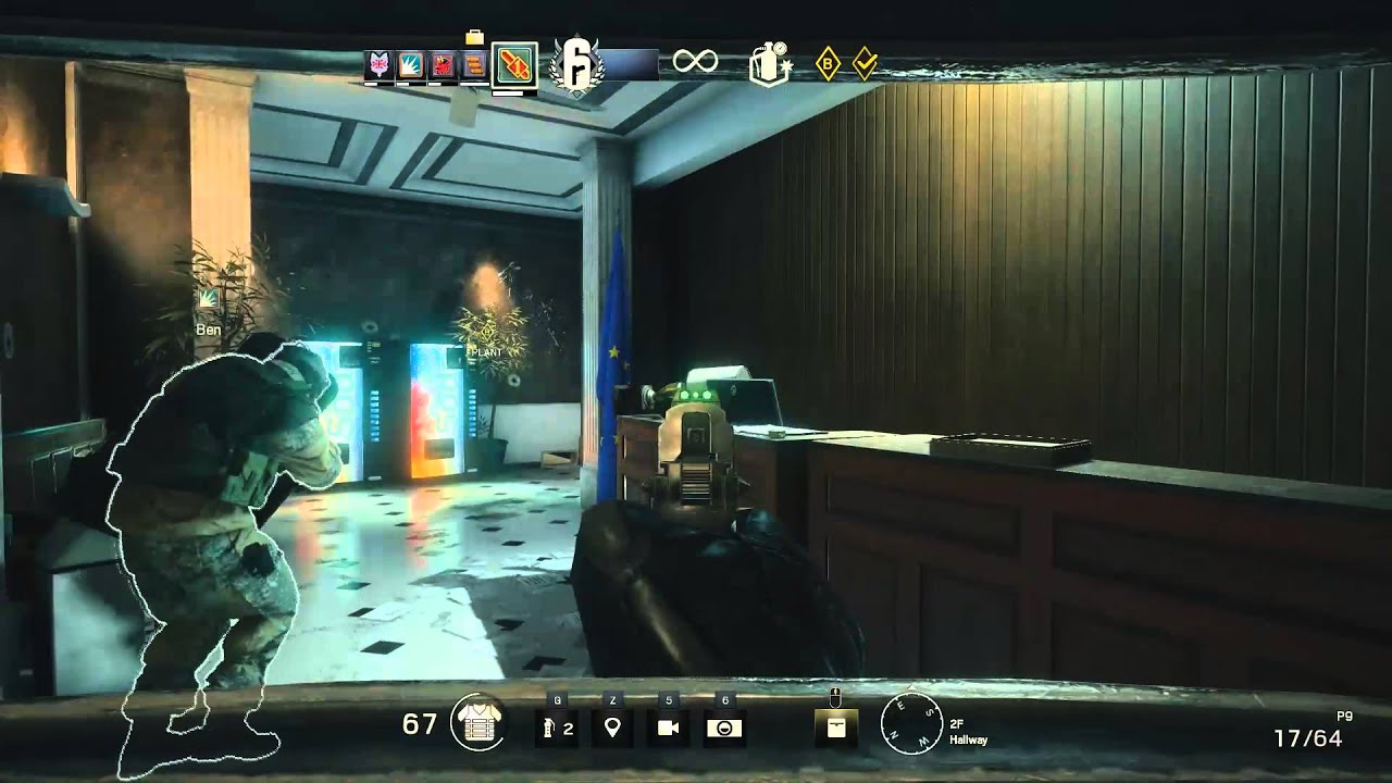 Rainbow Six Siege Terrorist Hunt gameplay: Bomb defusal on normal - YouTube