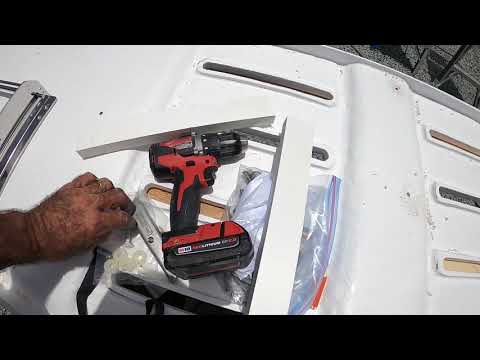 Installation of Swim Platform made by Beachcomber Fiberglass Technology ...