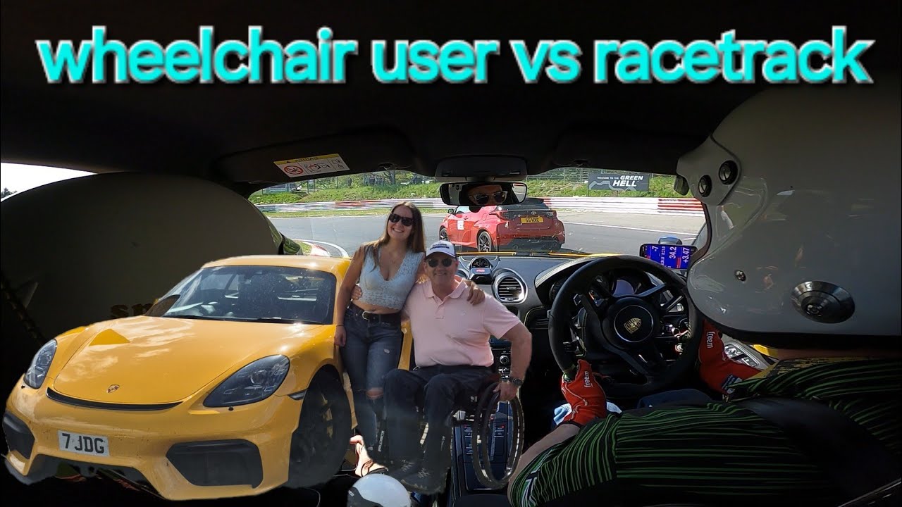 "Disabled" Driver in a Porsche GT4 show you how to drive fast on ...