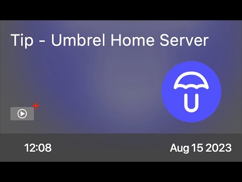 Tip - Umbrel Home Server - Preview - YouTube