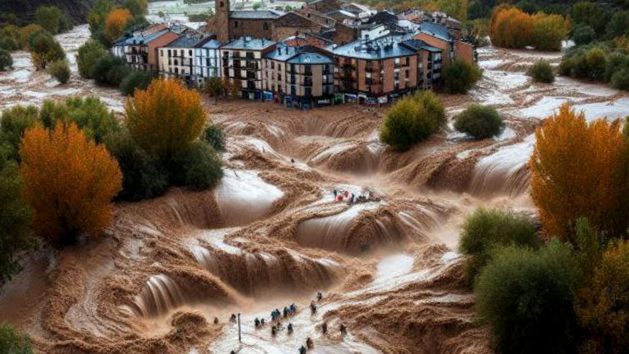Spanish resort flooded! Menorca is under water, Ibiza and Mallorca are ...