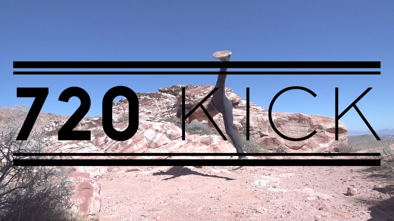 How to 720 Kick, Tricking Tutorial - Slow Motion - YouTube