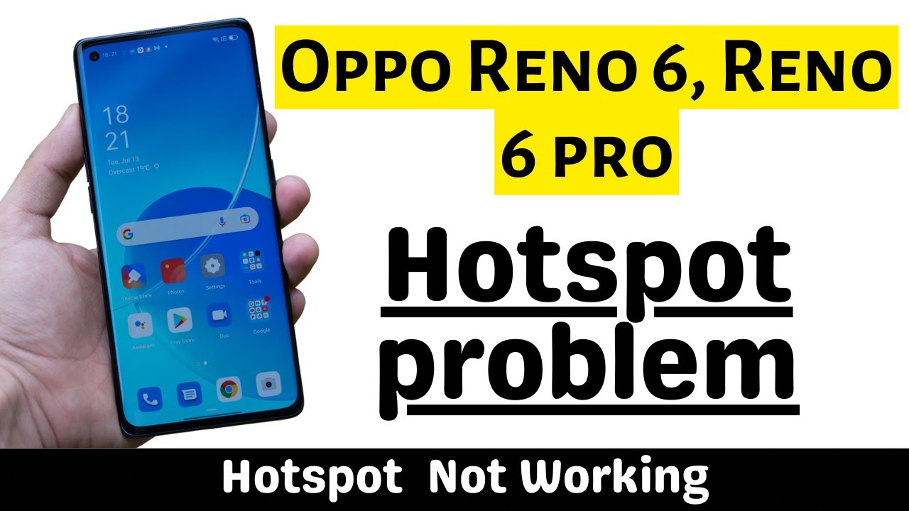 OPPO Reno 6,6 Pro Hotspot problem Solution {NEW Fix} - YouTube