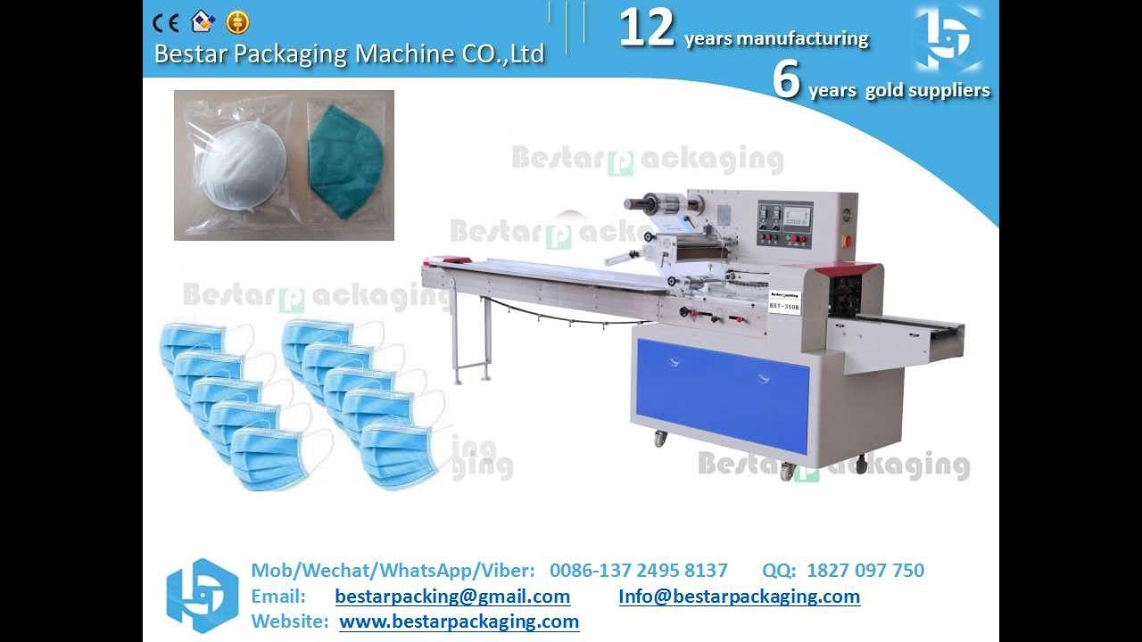 High efficiency Horizontal Packing Machine for N95 FFP2 Disposable ...