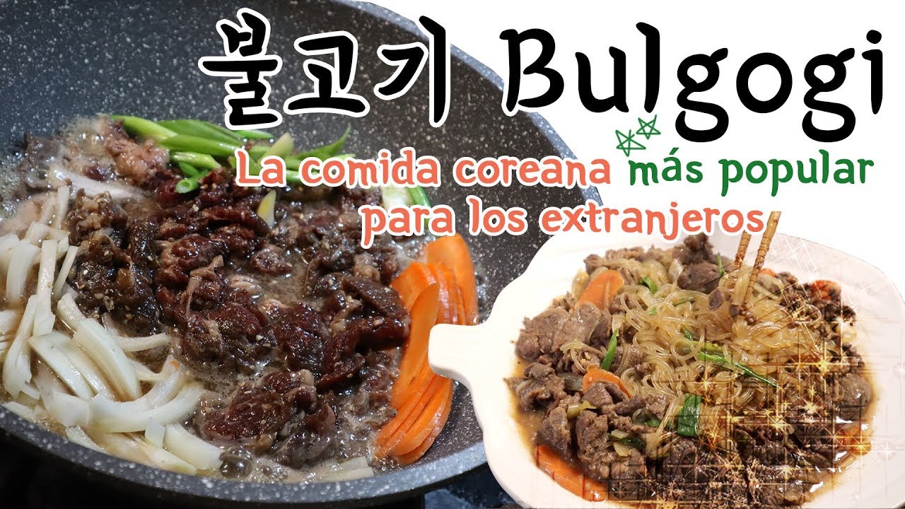 Receta bulgogi Coreana - Como hacer bulgogi en español -comida coreana ...
