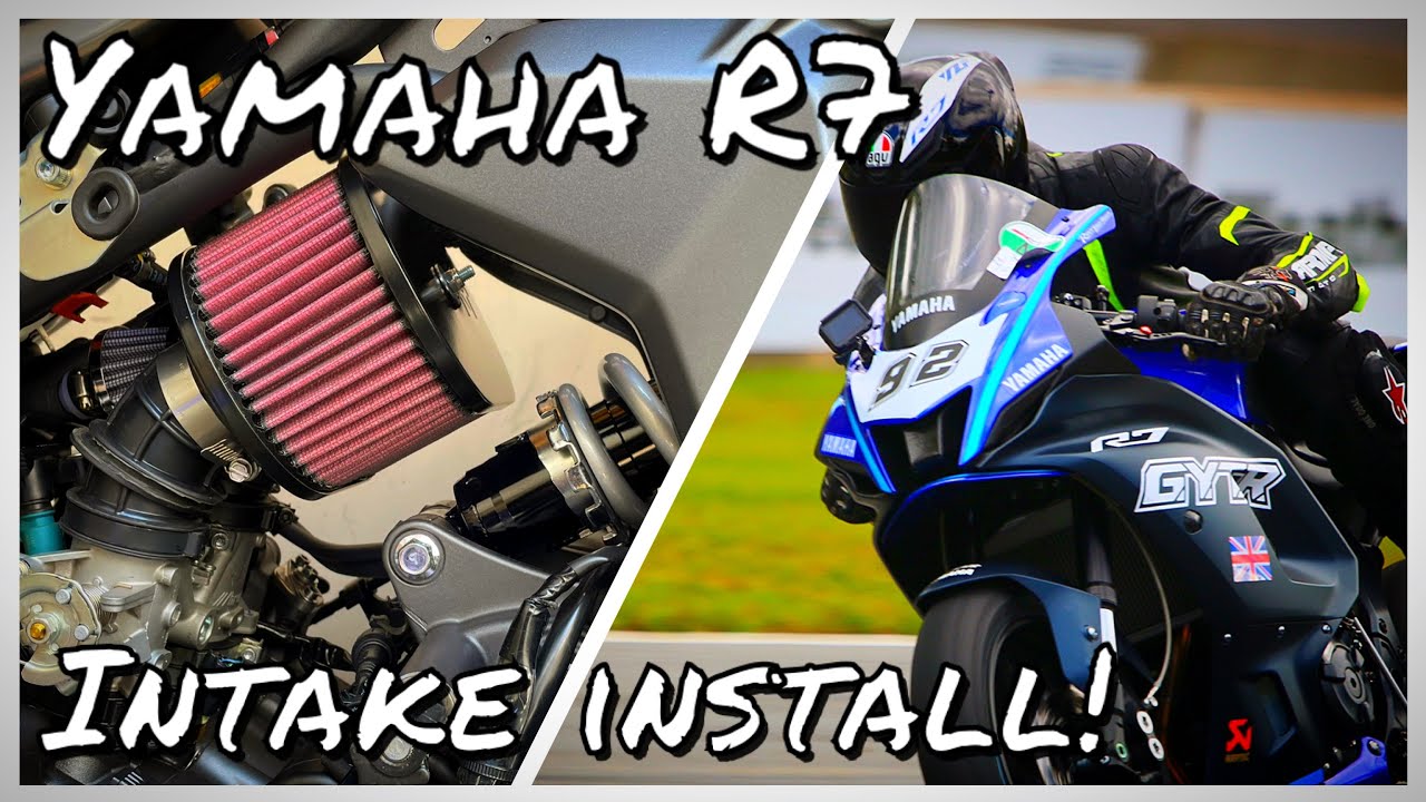 Yamaha R7 - Hordpower intake install! - YouTube